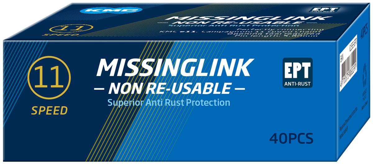 KMC MissingLink 11NR EPT Silver, 40sets/Box - Greyville
