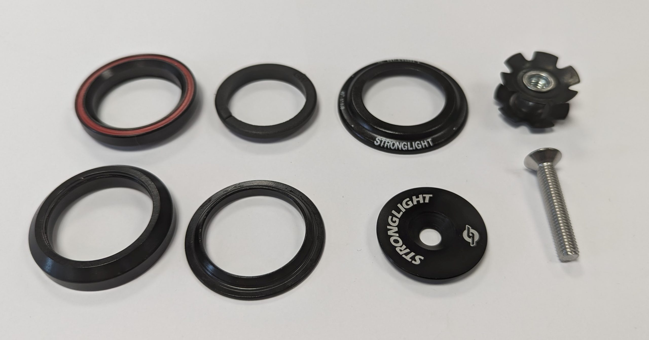 V0190 Stronglight Light'In Steel 1.1/8" Integ. Headset - Greyville