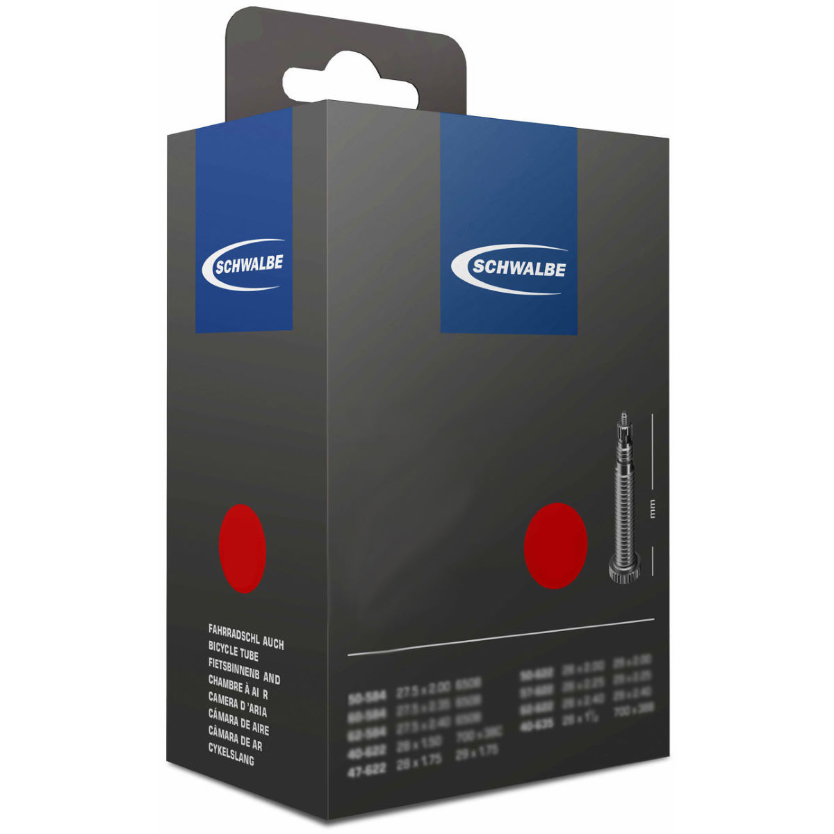 Schwalbe SV9 24 X 1 3 8 Inner Tube Greyville