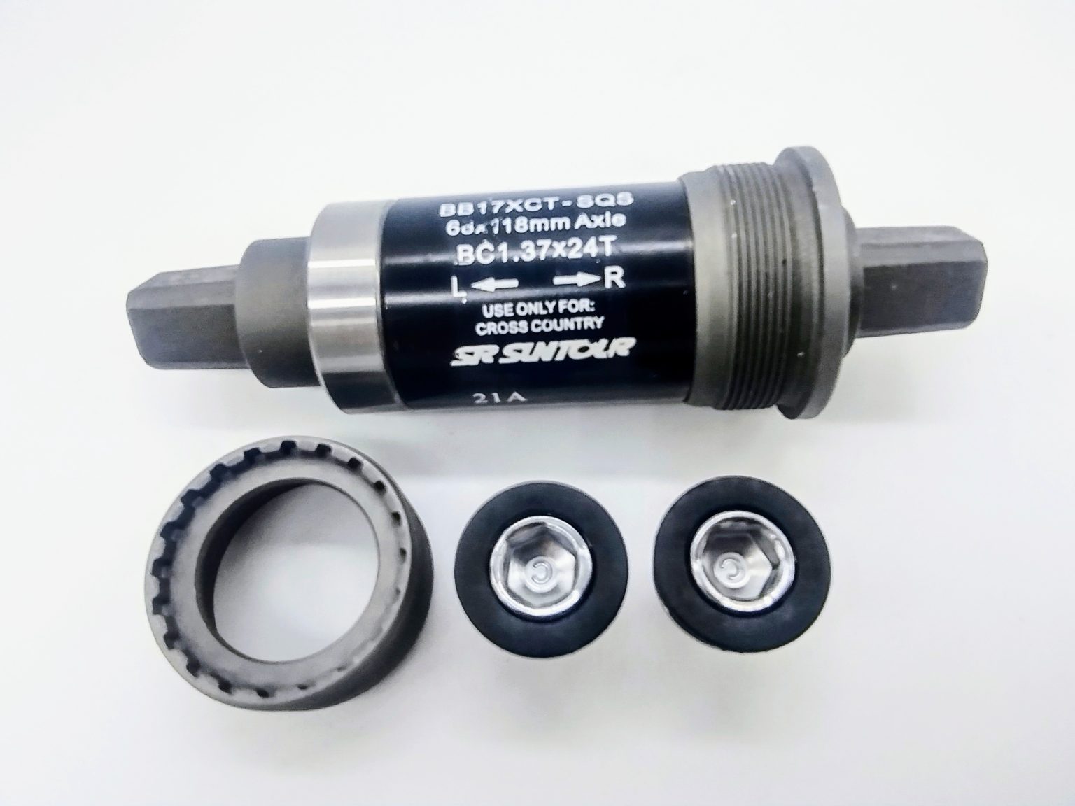 SR Suntour Tapered Bottom Bracket 122mm - Greyville