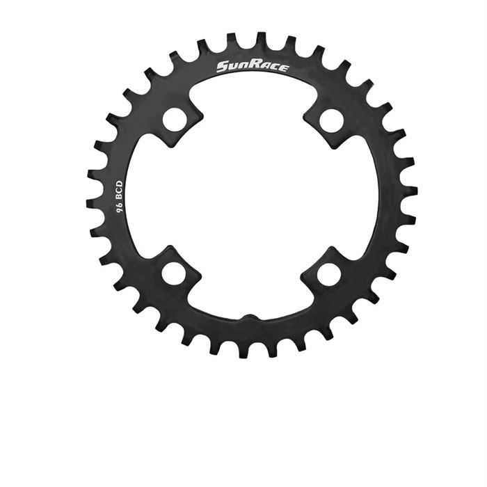 22T 64 BCD Alloy Chainring Black Sunrace - Greyville